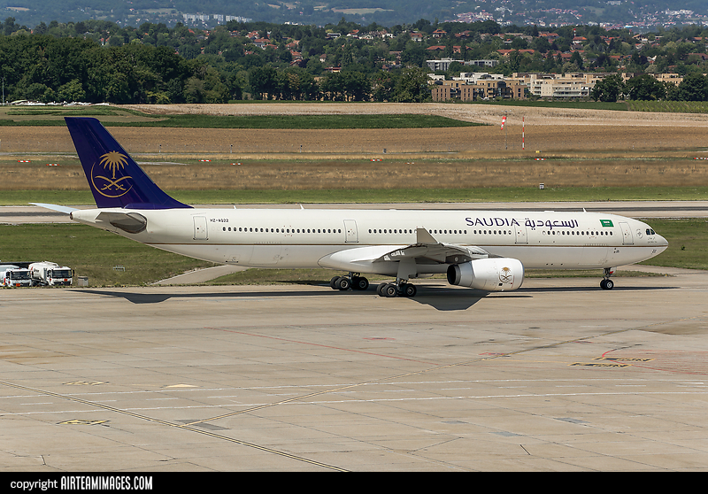 Airbus A330-343 Saudi Arabian Airlines HZ-AQ22 - AirTeamImages.com