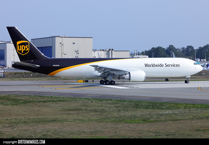 Boeing 767-34AF(ER) UPS - United Parcel Service N912UP - AirTeamImages.com