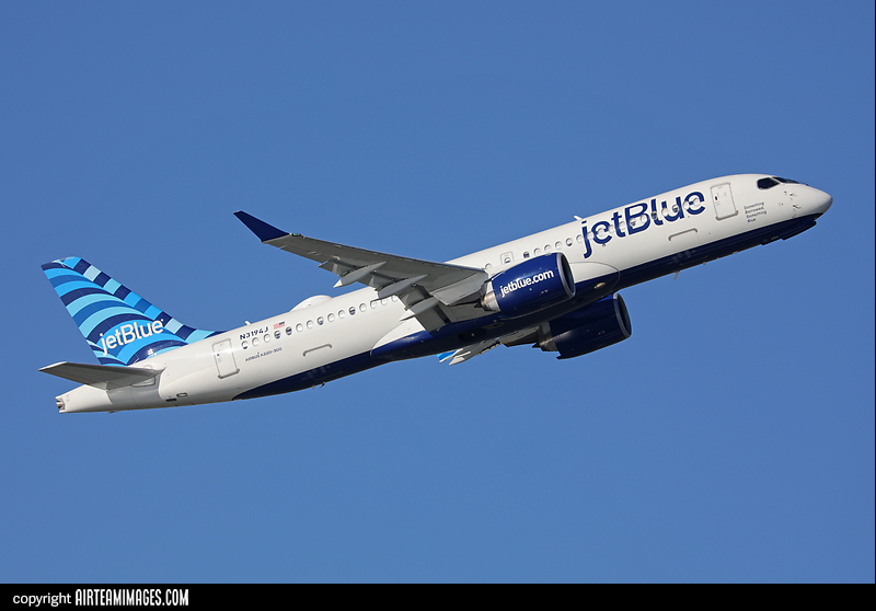 Airbus A220-300 JetBlue Airways N3194J - AirTeamImages.com