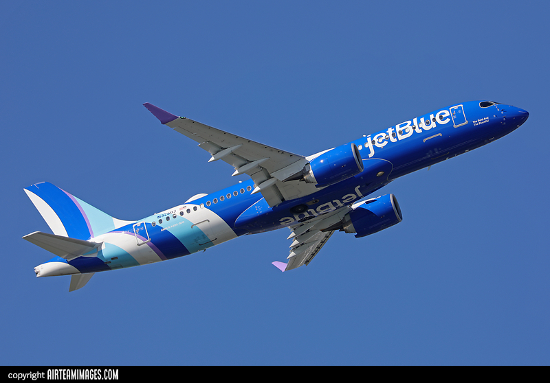 Airbus A220-300 JetBlue Airways N3260J - AirTeamImages.com
