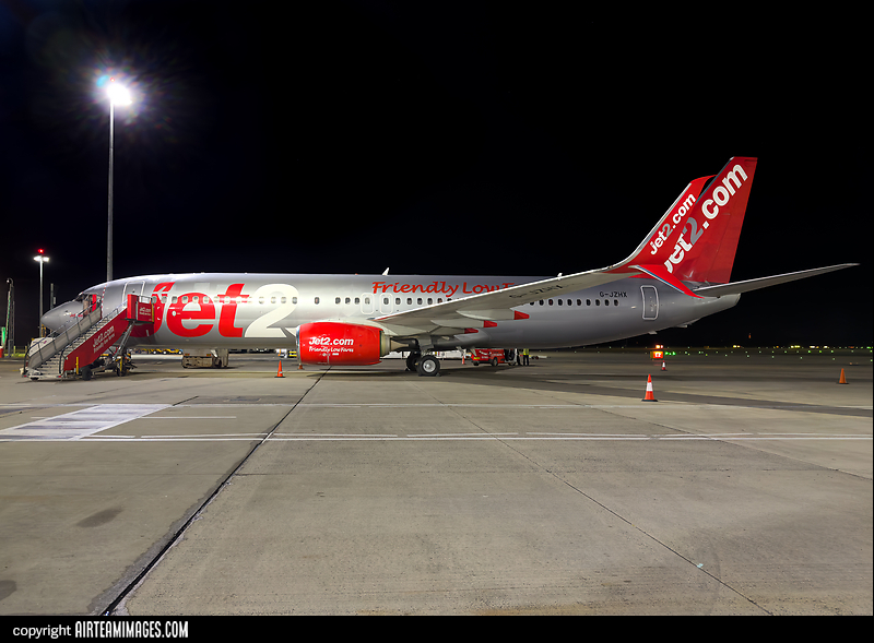 Boeing 737-8MG Jet2 G-JZHX - AirTeamImages.com