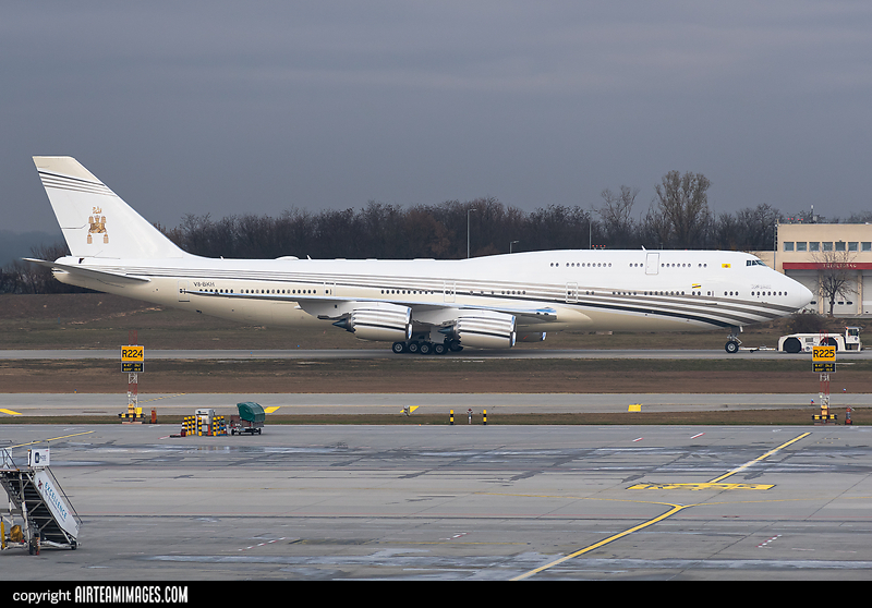 Boeing Business Jet 747 VIP Brunei Government V8-BKH - AirTeamImages.com