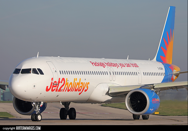 Airbus A321-251NX Jet2 G-SUNH - AirTeamImages.com