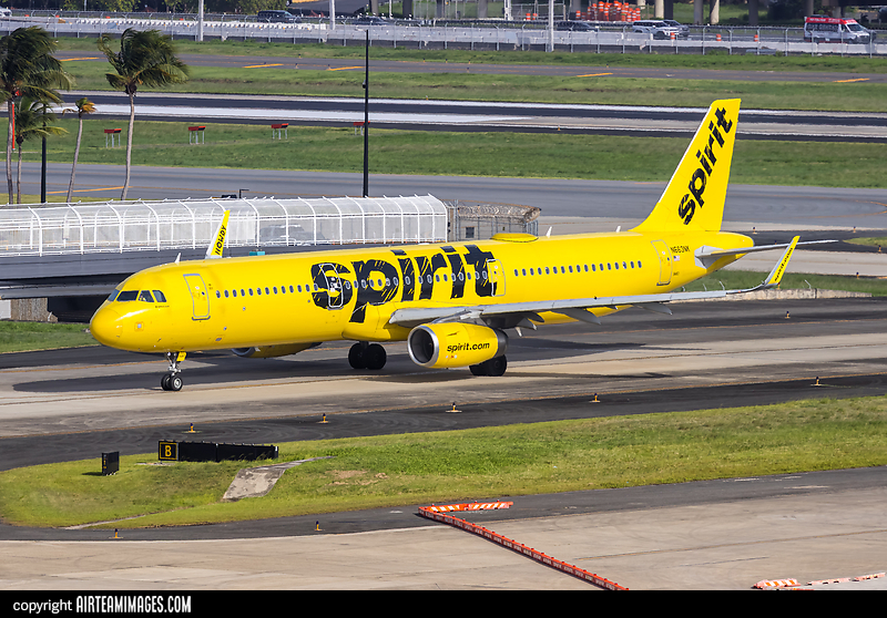 Airbus A321-231 Spirit Airlines N663NK - AirTeamImages.com
