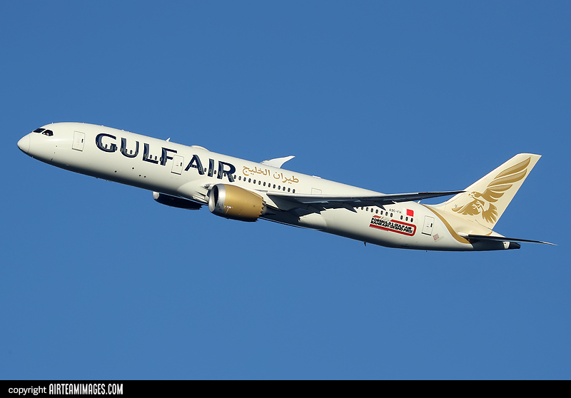 Boeing 787-9 Dreamliner Gulf Air A9C-FH - AirTeamImages.com