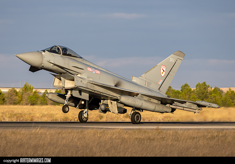 Eurofighter Typhoon FGR4 UK - Royal Air Force ZK311 - AirTeamImages.com