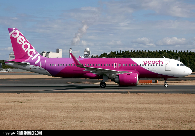 Airbus A320-251N Peach Aviation JA222P - AirTeamImages.com