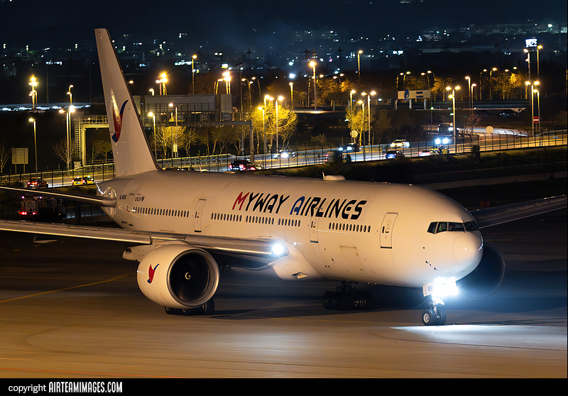 Boeing 777-246/ER MyWay Airlines 4L-MWB - AirTeamImages.com