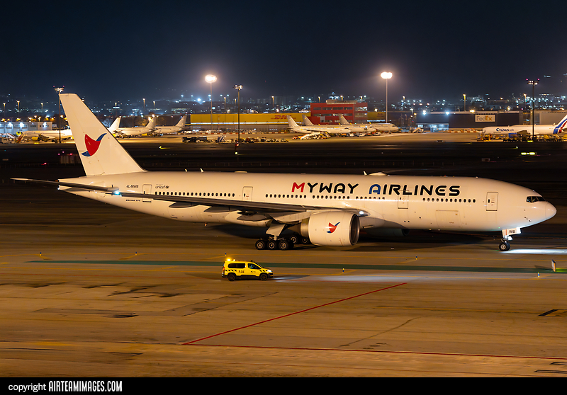 Boeing 777-246/ER MyWay Airlines 4L-MWB - AirTeamImages.com
