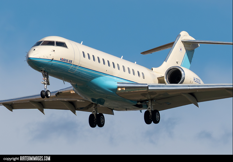 Bombardier Global Express XRS Korean Air (Private Jet Charter) HL8230 ...