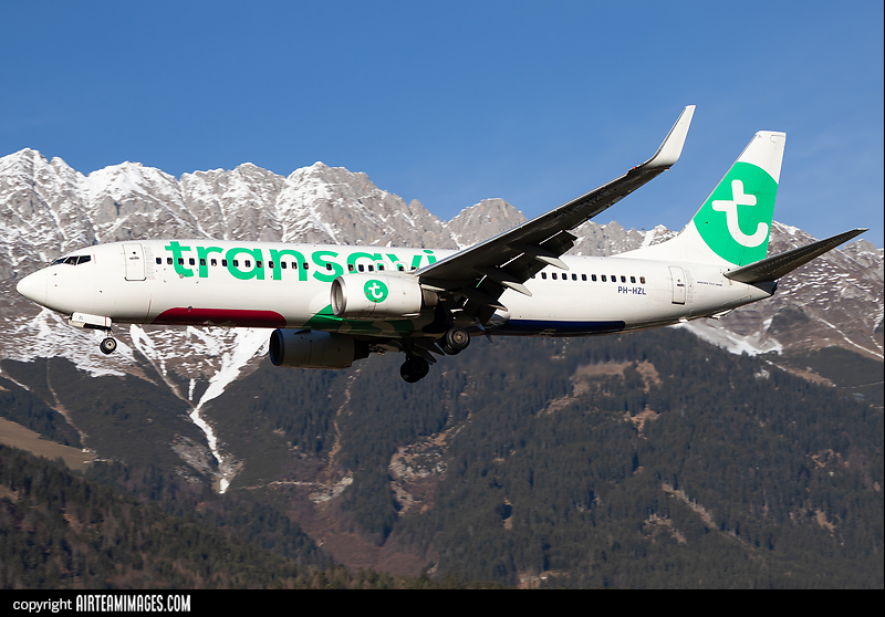 Boeing 737-8K2 Transavia PH-HZL - AirTeamImages.com