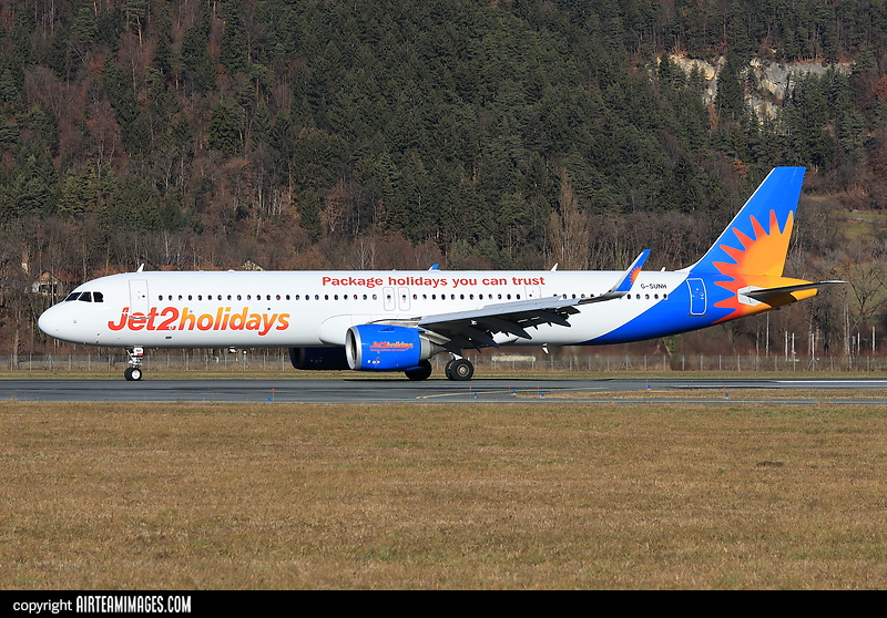 Airbus A321-251NX Jet2 G-SUNH - AirTeamImages.com