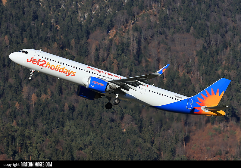 Airbus A321-251NX Jet2 G-SUNH - AirTeamImages.com