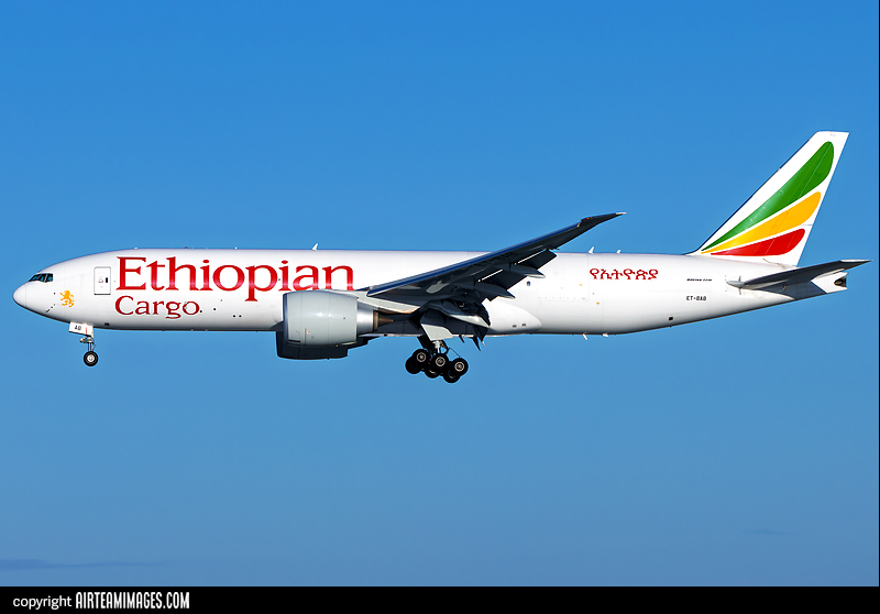 Boeing 777-F6N Ethiopian Airlines Cargo ET-BAB - AirTeamImages.com