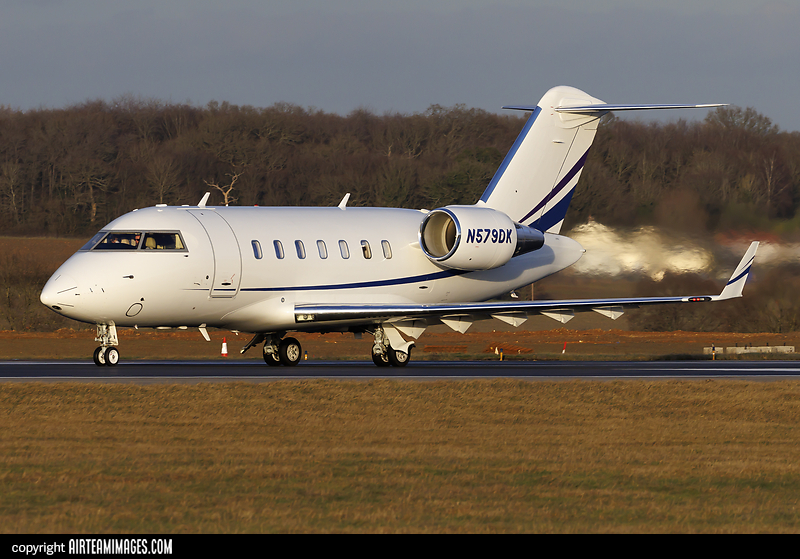 Bombardier Challenger 650 Private N579DK - AirTeamImages.com