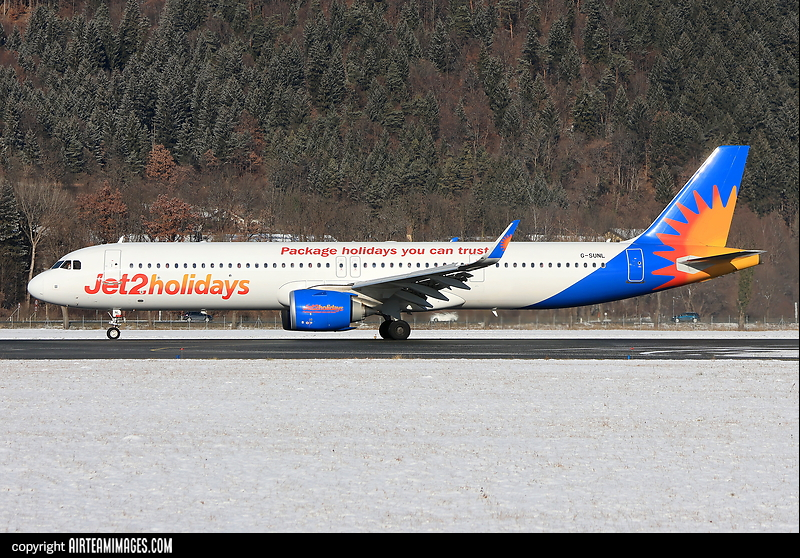 Airbus A321-251NX Jet2 G-SUNL - AirTeamImages.com