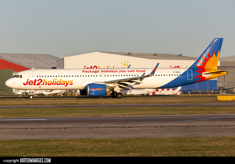 Airbus A321-251NX Jet2 G-SUNL - AirTeamImages.com