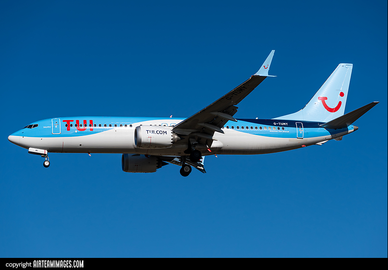 Boeing 737-8 MAX TUI (UK) G-TUMY - AirTeamImages.com