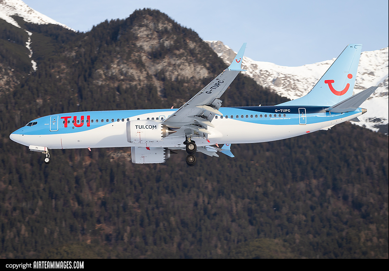 Boeing 737-8 MAX TUI (UK) G-TUPC - AirTeamImages.com