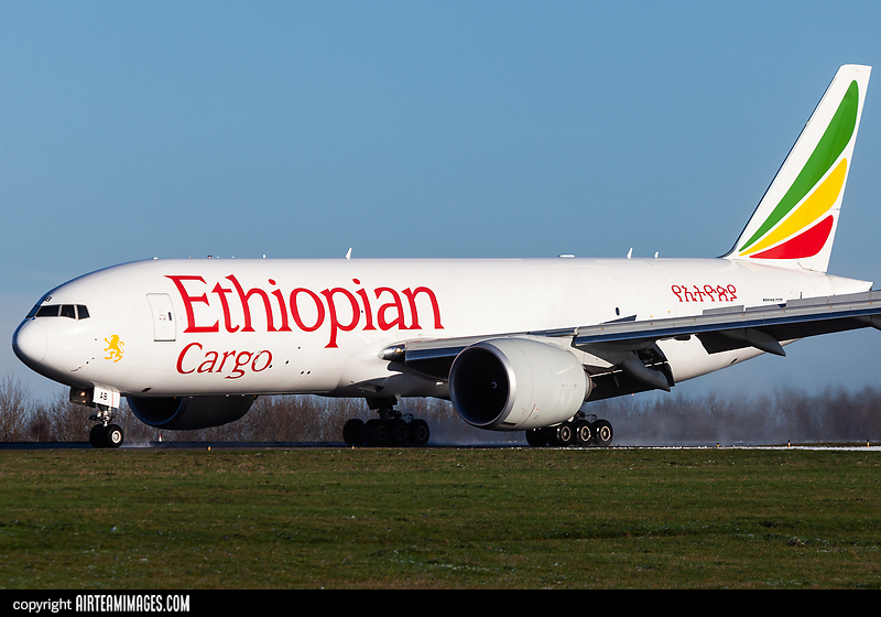Boeing 777-F6N Ethiopian Airlines Cargo ET-BAB - AirTeamImages.com