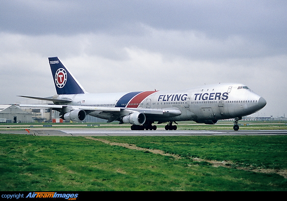 Boeing 747-121 Flying Tigers N819FT - AirTeamImages.com