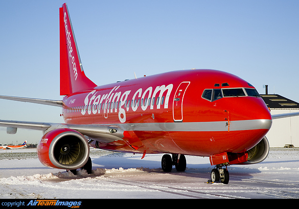 Boeing 737-73S Sterling Airlines OY-MRU - AirTeamImages.com