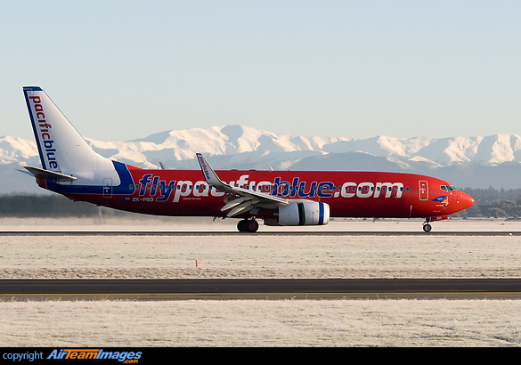 Boeing 737-8FE Pacific Blue Airlines ZK-PBD - AirTeamImages.com