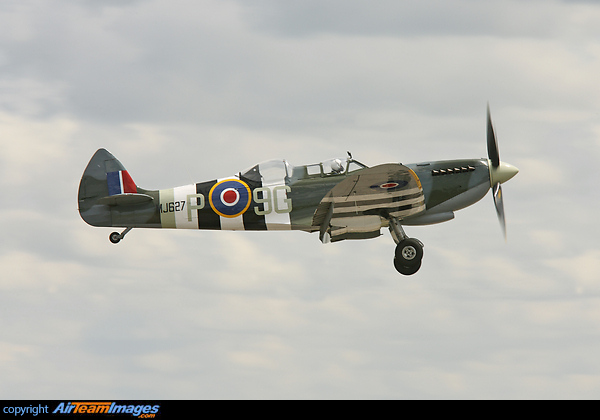 Supermarine 509 Spitfire T9 UK - Royal Air Force G-BMSB - AirTeamImages.com