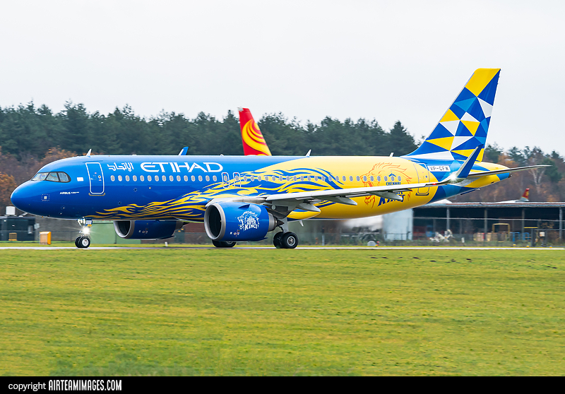 Airbus A320-251N Etihad Airways A6-EJB - AirTeamImages.com