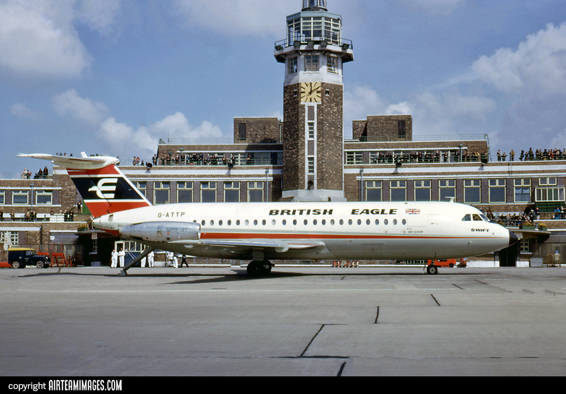 BAC 111-207AJ One-Eleven British Eagle International Airlines G-ATTP ...