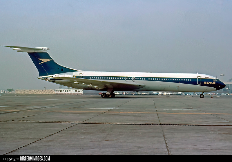 Vickers VC10 1151 BOAC - British Overseas Airways Corporation G-ASGE ...