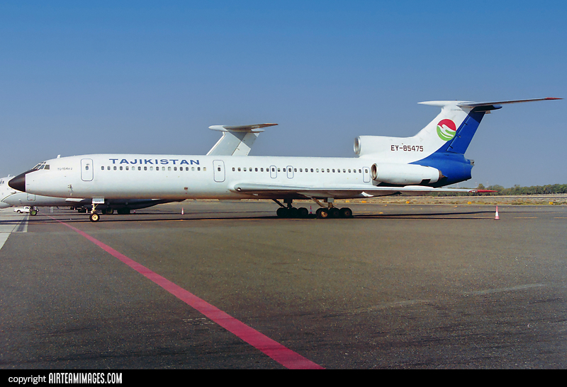 Tupolev Tu-154B-2 Tajikistan Airlines EY-85475 Large - AirTeamImages.com